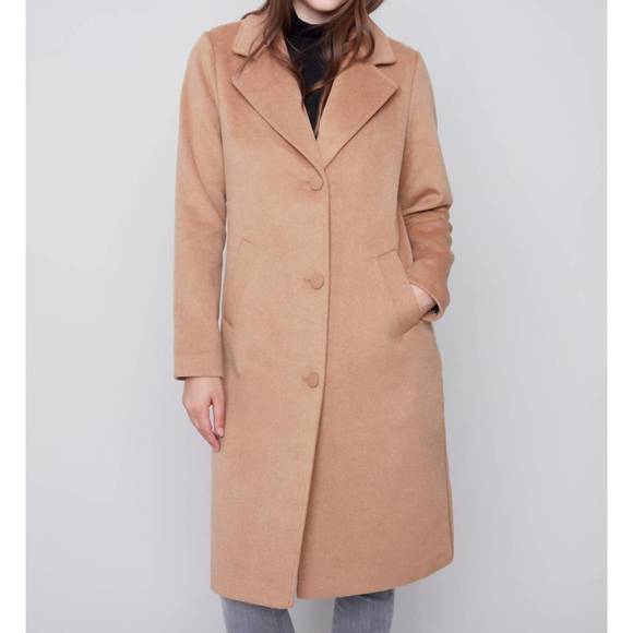 CHARLIE B | Jackets & Coats | New Charlie B Long Coat Hepburn Style In ...